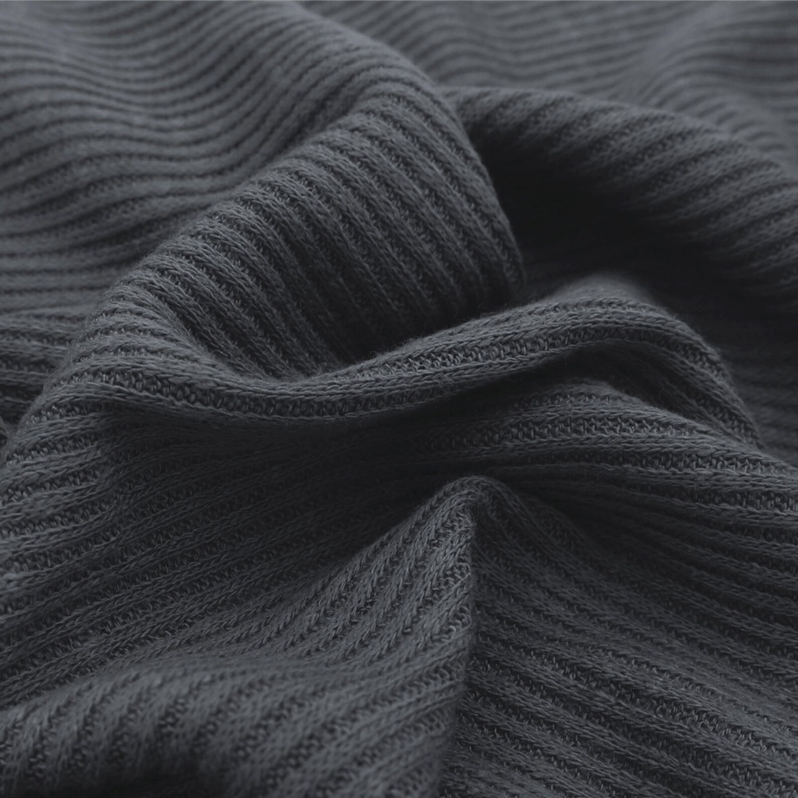 Gray 2x1 Rib Hacci Slub Fabric by the Yard Style 13406 - Etsy