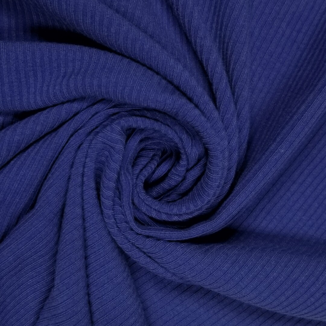 Royal Neon Solid 4x2 Rib Knit Fabric by the Yard- Style 774 - Etsy
