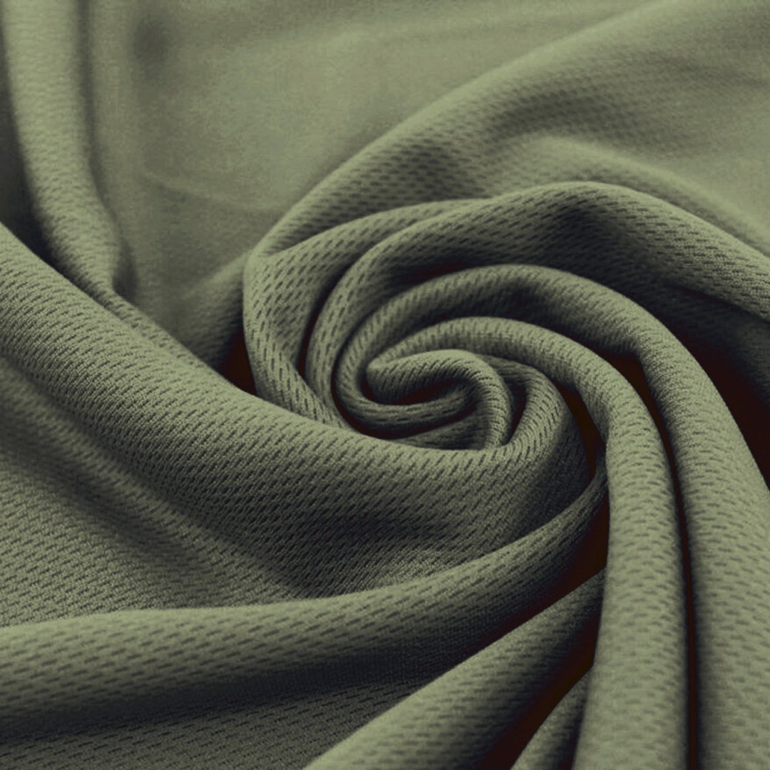 58/60 Olive Sports Mesh Fabric, Dimple Mesh Fabric by the Yard ...