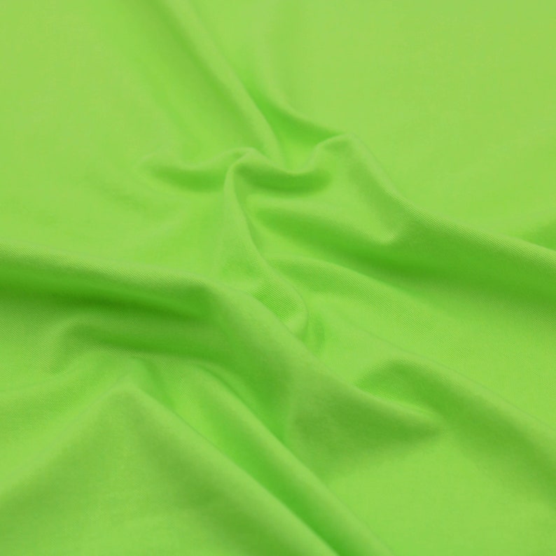 Green Apple Neon Cotton Modal Fabric by the Yard Style 791 - Etsy