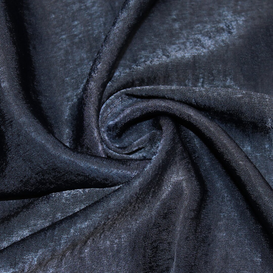 58/59" Navy Soft Poly Sand Wash Satin Fabric by the Yard. Fabric for ...