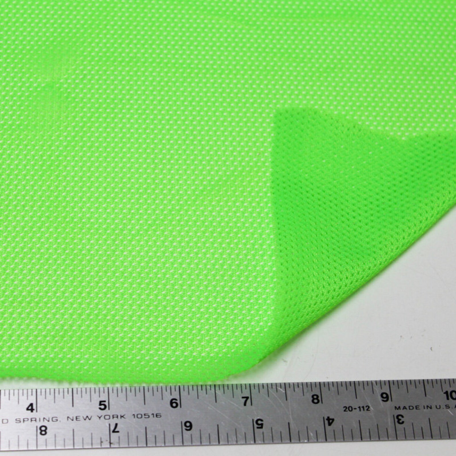 Neon Green Micro Mesh Knit Fabric by the Yard Football | Etsy