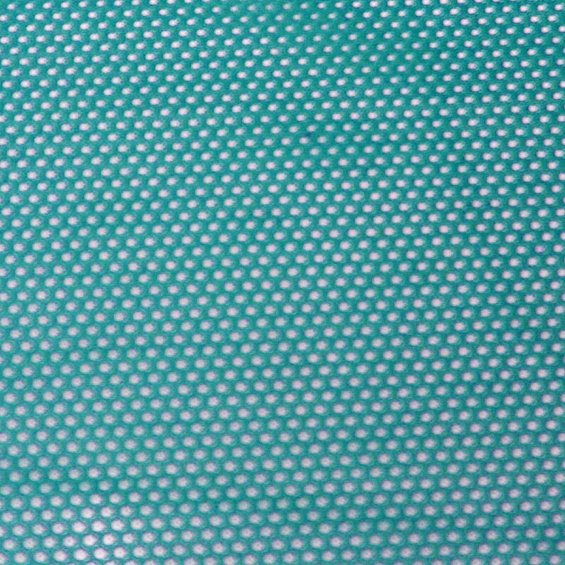 Teal Micro Mesh Knit Fabric by the Yard, Football Fabric, Soccer Fabric ...