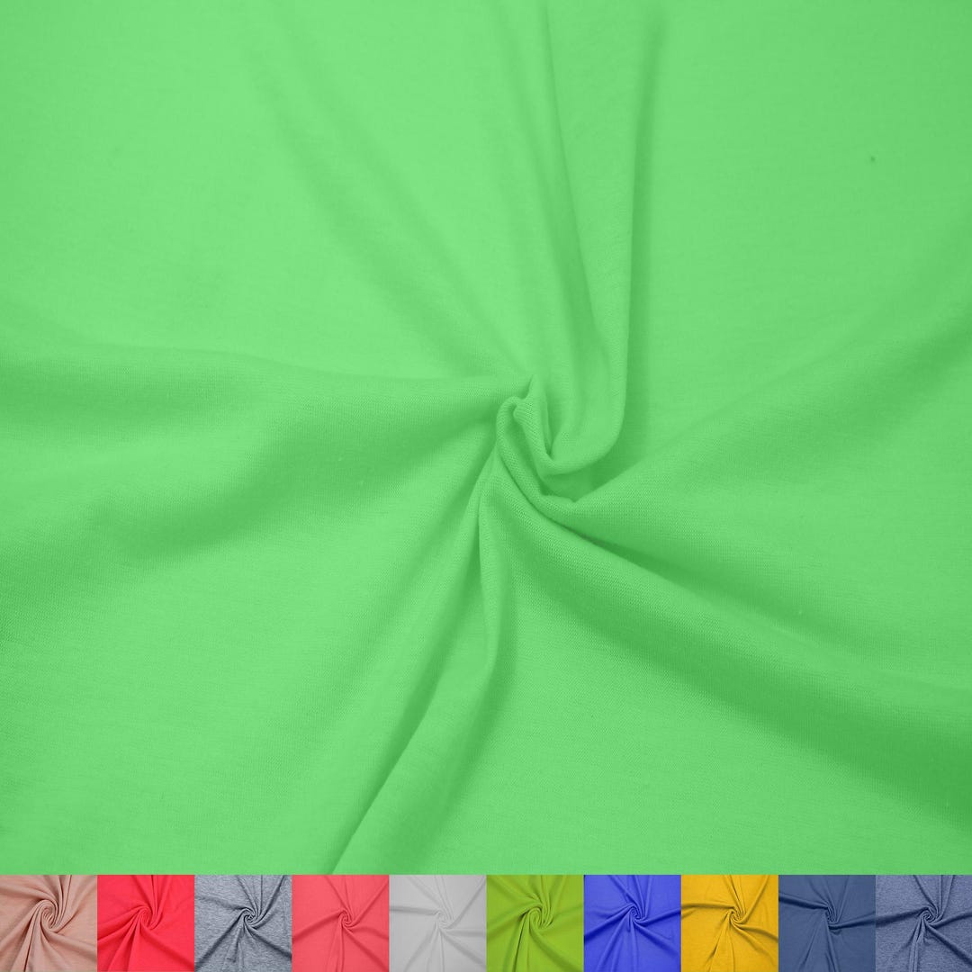 60" Polyester Rayon Spandex Jersey Knit Fabric by the Yard- 155GSM ...