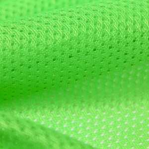 Neon Green Micro Mesh Knit Fabric by the Yard, Football Fabric, Soccer ...