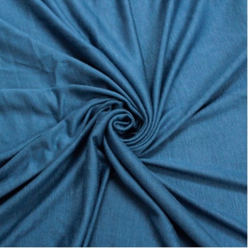 Denim Rayon Ponte Roma Fabric by the Yard Style 738 - Etsy