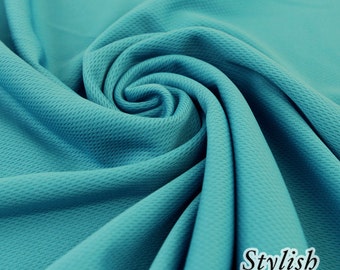 Hunter Green Sports Mesh Fabric, Dimple Mesh Fabric by the Yard, Sports ...