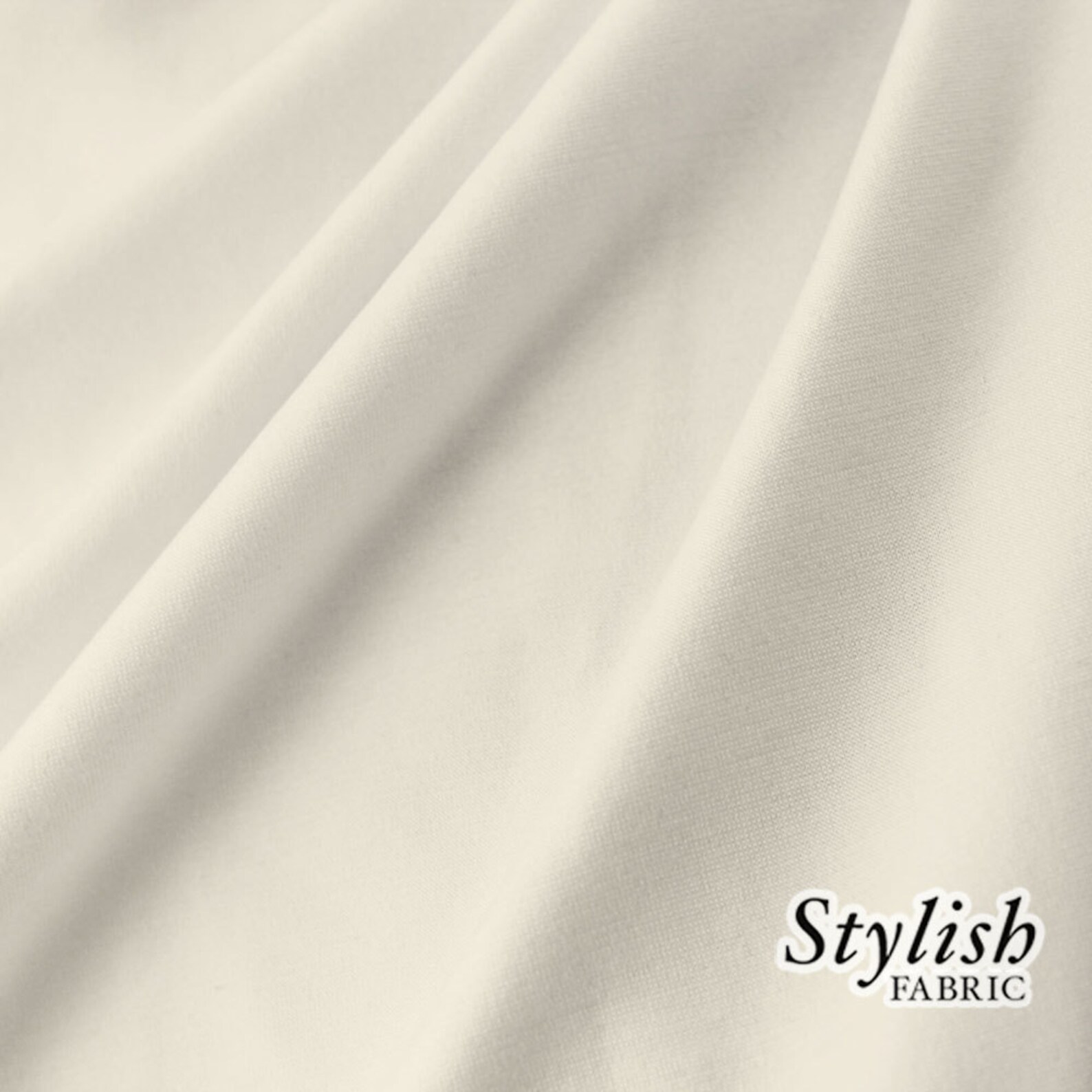 Ivory ITY Stretch Knit Fabric Ivory Tissue Knit Fabric by the | Etsy