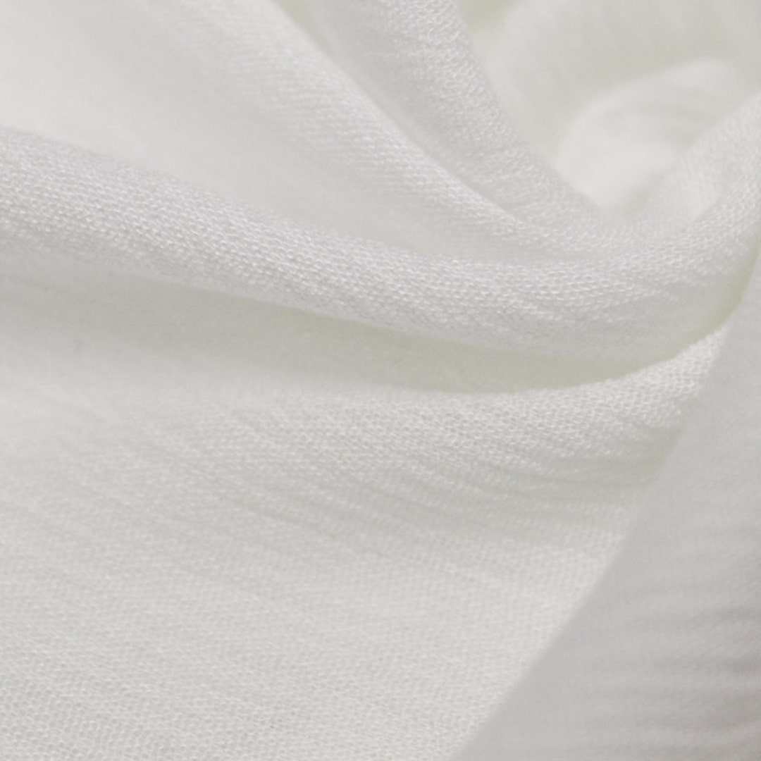 Off White Rayon Crepon Fabric Dress Tops Home Decor and - Etsy