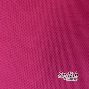 Fuchsia Sports Mesh Fabric, Dimple Mesh Fabric by the Yard, Sports ...