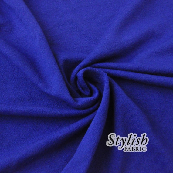 Royal blue jersey knit fabric store