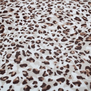 Stylish Fabric Leopard Skin Design Printed Stretch Power Mesh Fabric by ...