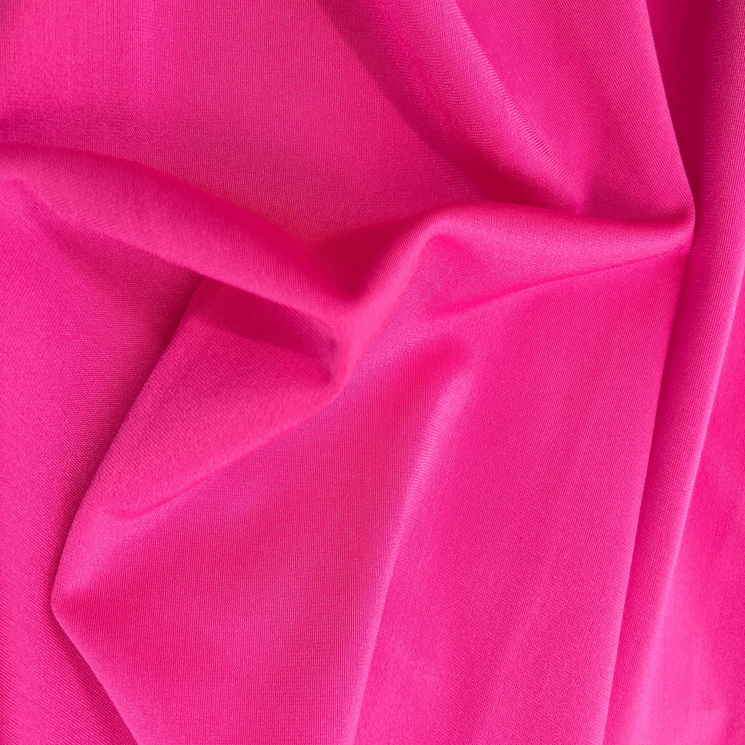 Hot Pink 4-ways Stretch Poly Spandex Knit Fabric by the Yard - Style ...