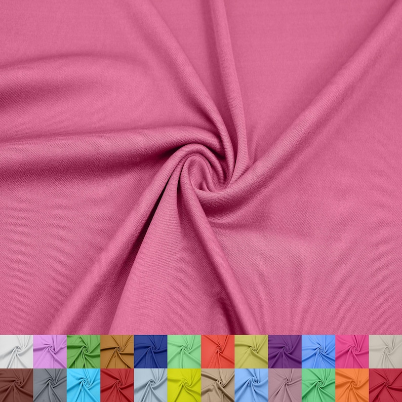 60" Wide 100% Polyester Interlock Lining–lightweight Knit Fabric by the ...
