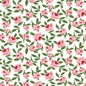 2 Colors Ditsy Floral Pattern Printed on Double-sided Brushed DTY ...