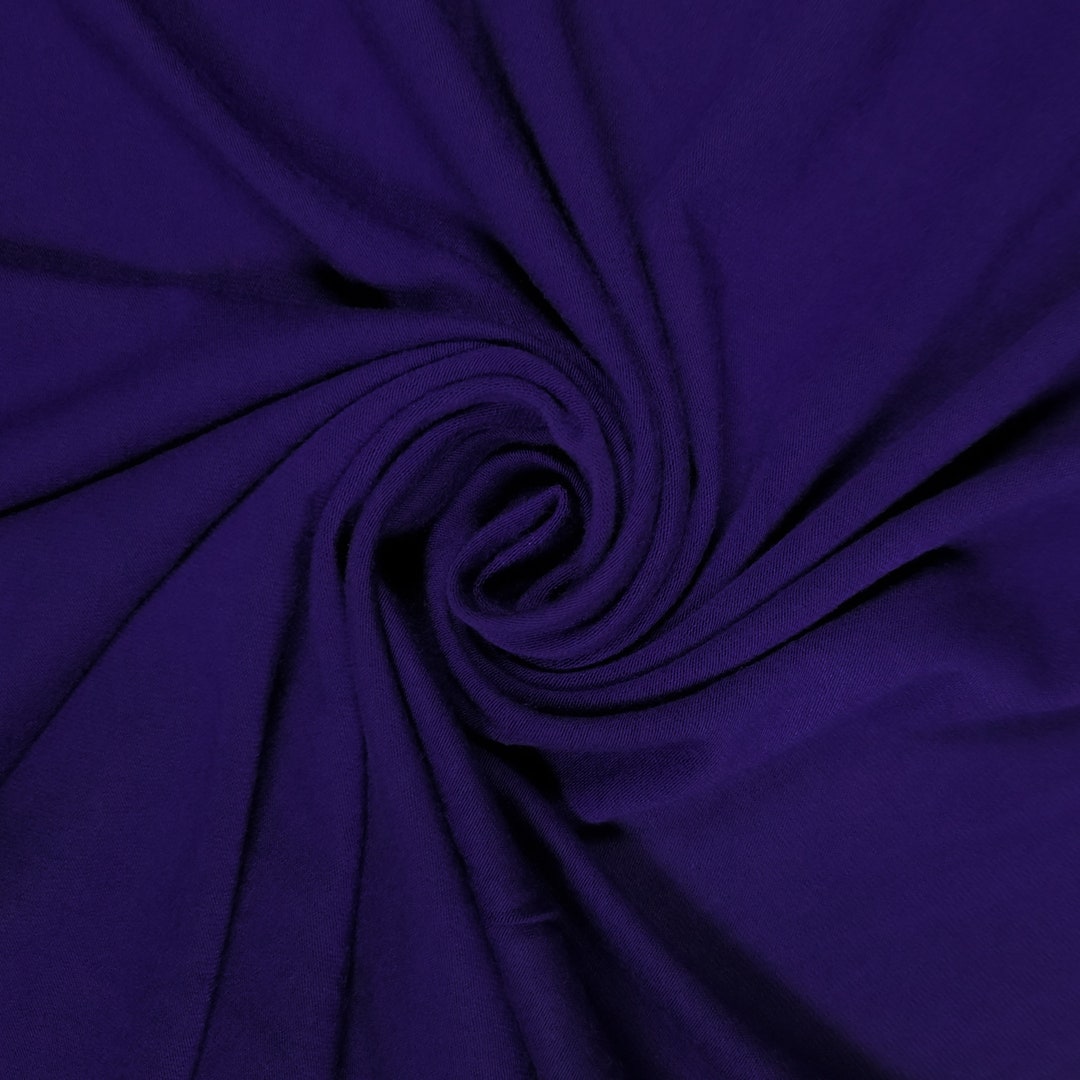 Royal Ultra-Heavy Weight Rayon Spandex Jersey Tejido elástico cortado a ...