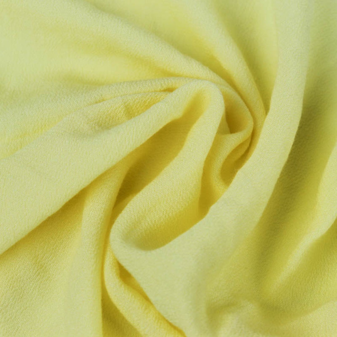 Banana Solid Rayon Crepe Fabric by the Yard 1 Yard Style 520 - Etsy