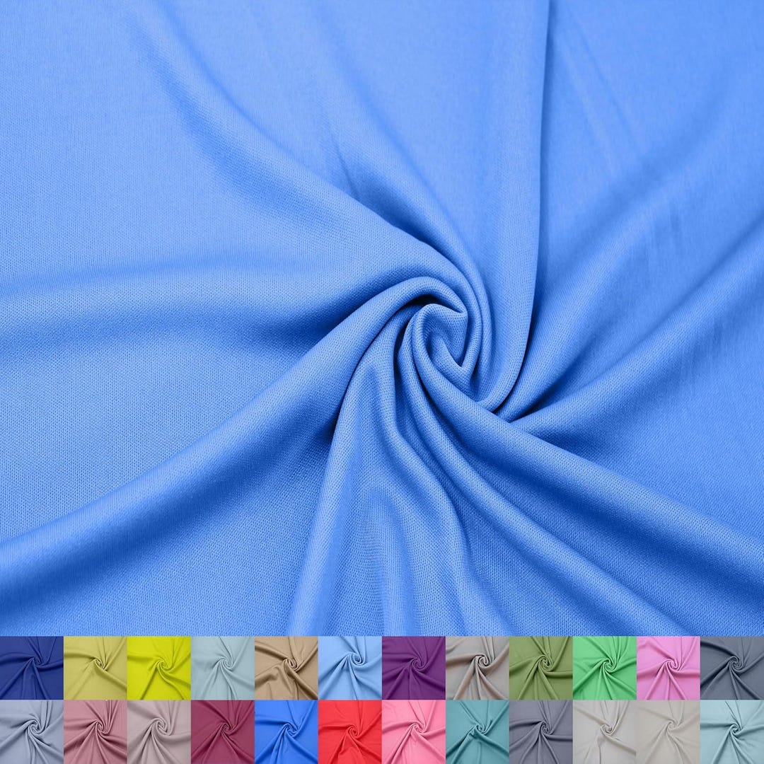 60" Wide 100% Polyester Interlock Lining–lightweight Knit Fabric by the ...