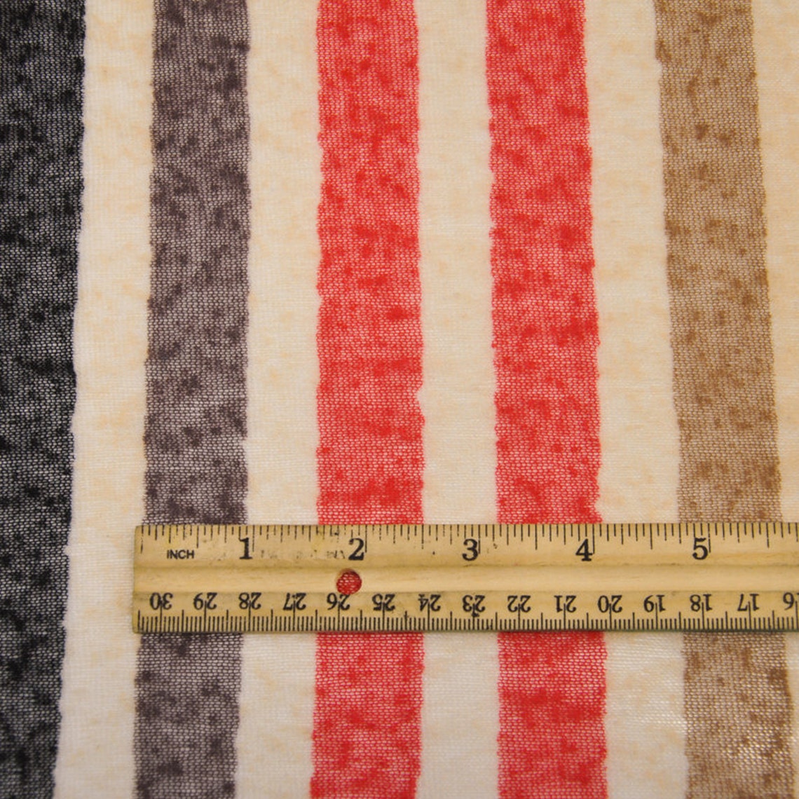 Red/dark Blue Stripe Jersey Knit Fabric Stripe 4 Way Stretch Jersey ...