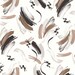 Off White Mocha Abstract Pattern Printed Double-sided Brushed DTY ...