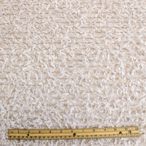 Ivory Fancy Fiesta Faux Fur Fabric by the Yard for Costume, Throws ...