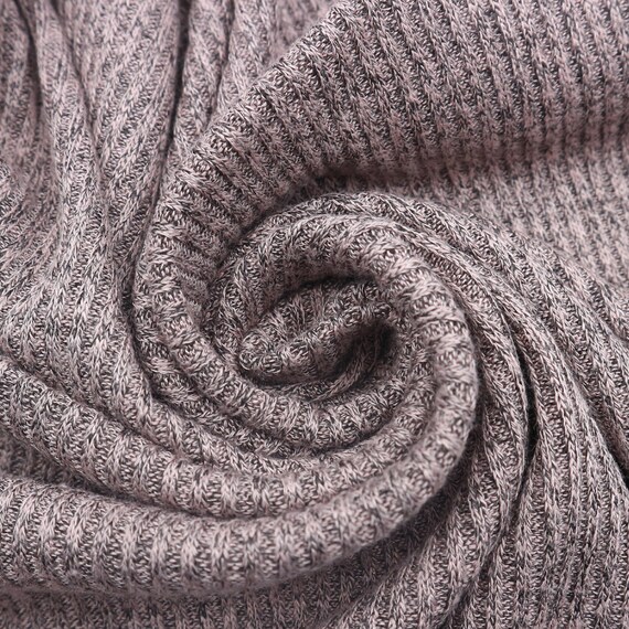 Mauve on Hacci Rib Brushed Fabric by the Yard Style 770 - Etsy
