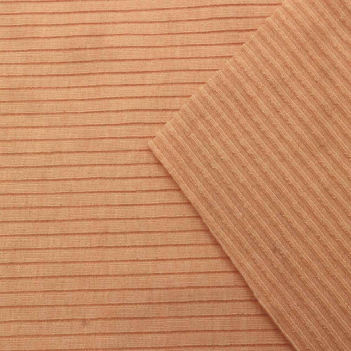 Orange Light Solid 4x2 Rib Knit Fabric by the Yard Style 774 - Etsy