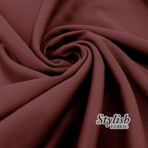 Maroon Sports Mesh Fabric Dimple Mesh Fabric by the Yard - Etsy