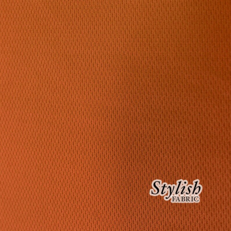 Texas Orange Sports Mesh Fabric Dimple Mesh Fabric by the - Etsy