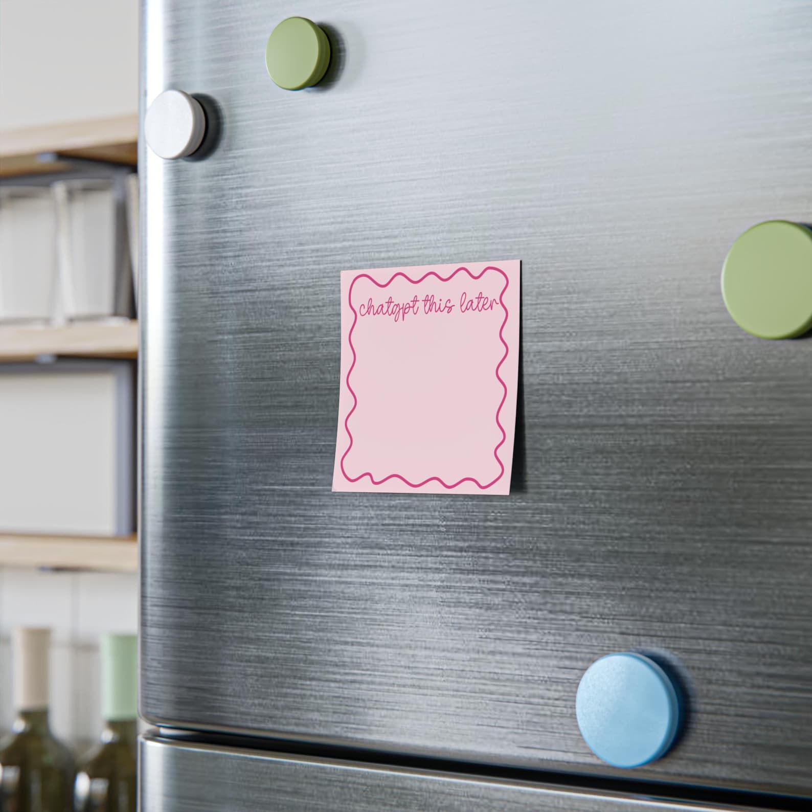 Chatgpt This Later Sticky Notes – Pink Cute Notepad, Funny Office Desk ...