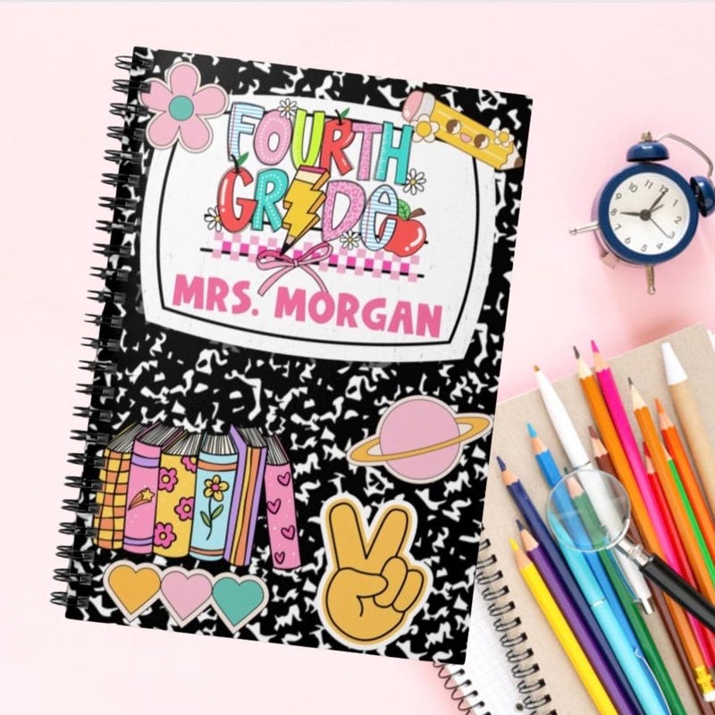 Kindergarten Notebook - Etsy