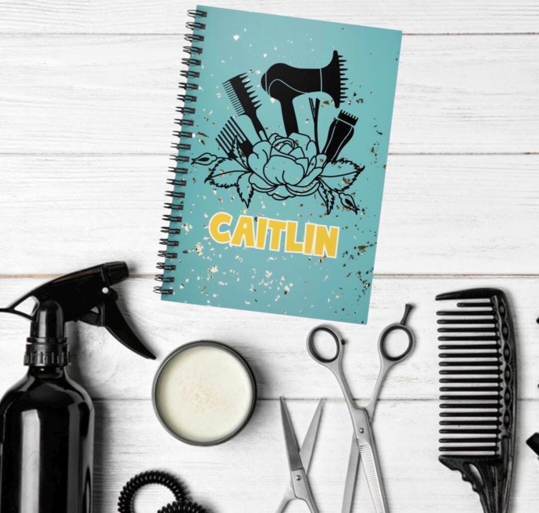 Hairstylist Gift Notebook Hairdresser Custom Gift for Hair Stylist ...
