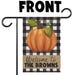 Fall Garden Flag Custom Yard Flag Personalized Garden Flag Pumpkin ...