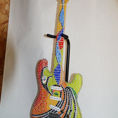 PLAYTIME MOSAIC GUITAR - Etsy