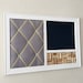 Grey Linen French Memo Board Whiteboard or Chalkboard Cork - Etsy