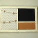 Memory Board Clothespin Picture Frame With Chevron Memo - Etsy