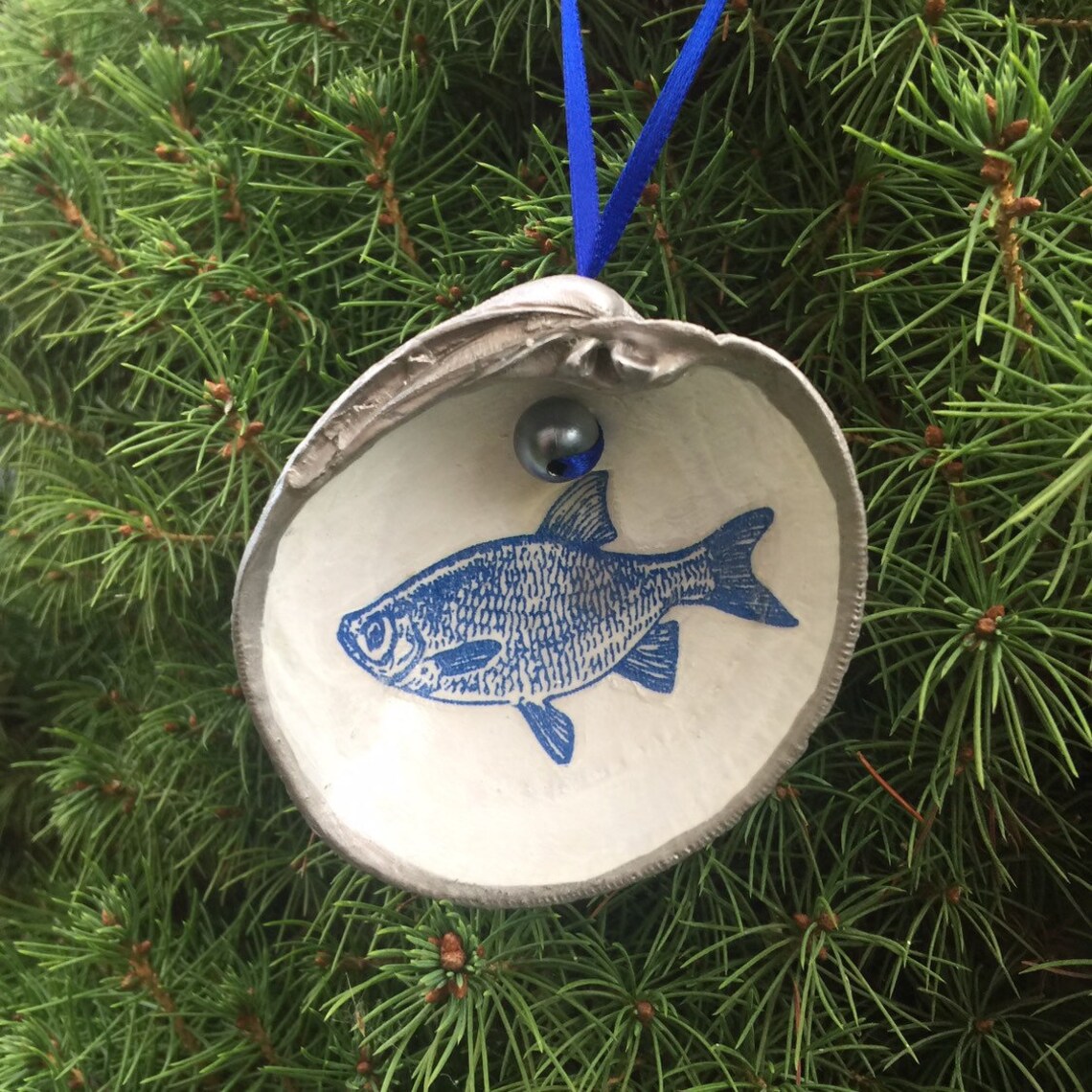 Shell Ornaments Fish Starfish Beach Décor Coastal | Etsy