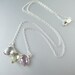 Delicate Gemstone Trio Pendant - Green Amethyst, Lemon Quartz, Amethyst ...