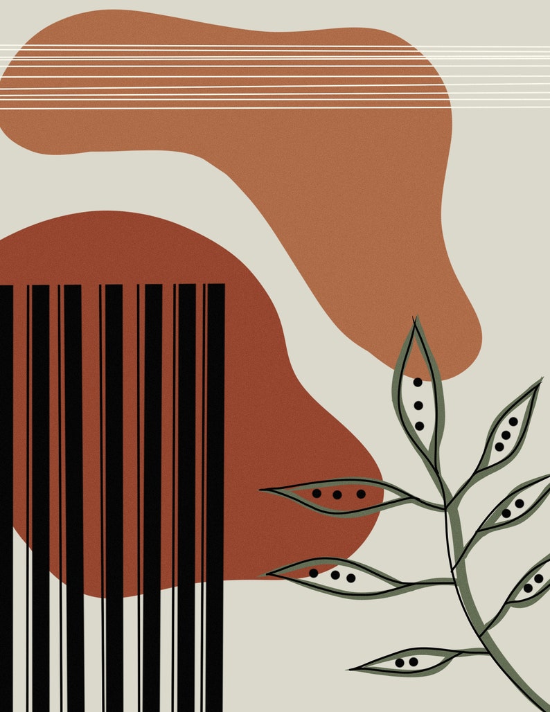 Original Minimalistic Printable PDF Wall Art - Etsy