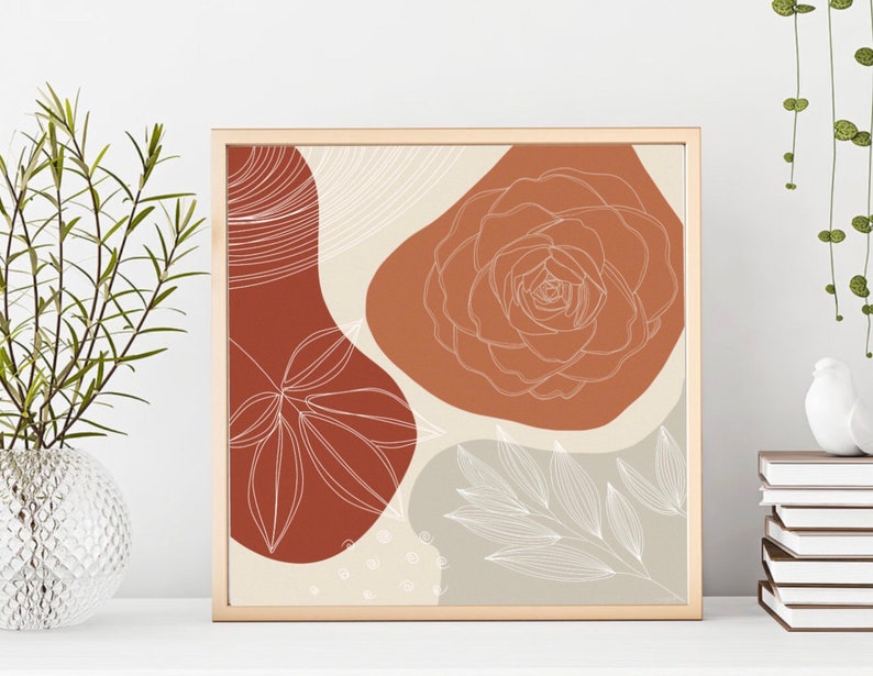 Original Minimalistic Printable PDF Wall Art - Etsy