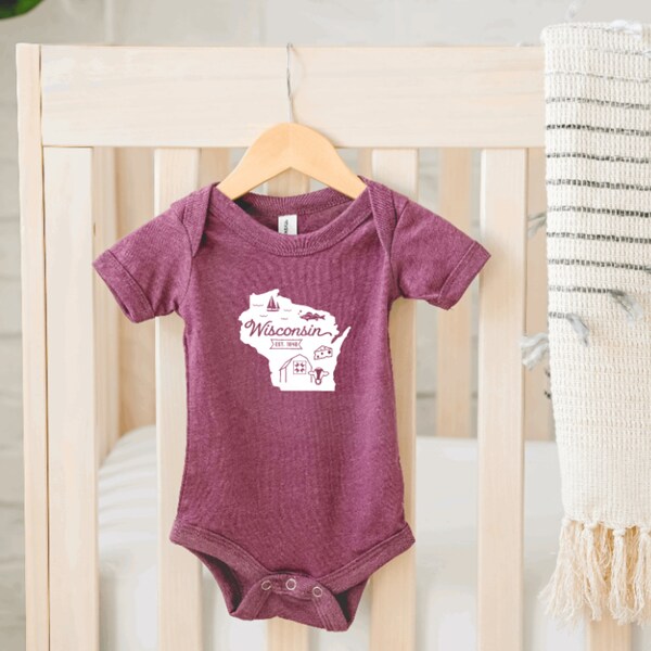 Wisconsin Graphic - Etsy