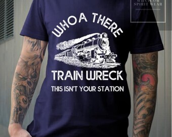 Train Wreck T Shirt - Etsy
