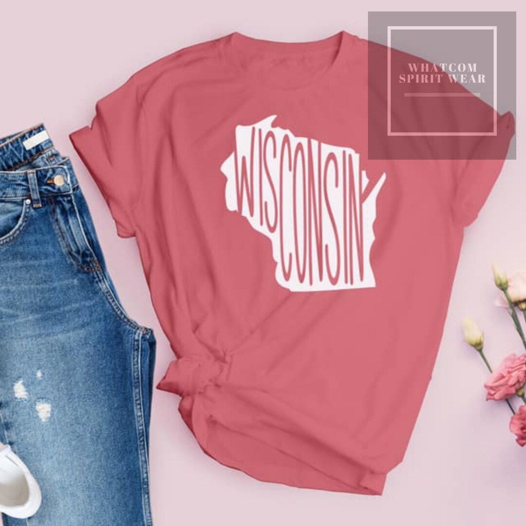 Wisconsin T-shirt Wisconsin Grafik t Wisconsin Shirt Unisex - Etsy.de