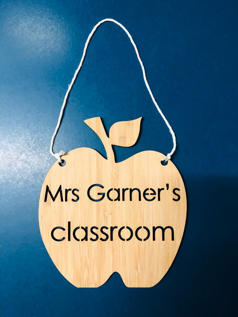 Wooden Teacher Hanging Teacher Gift Classroom Sign - Etsy