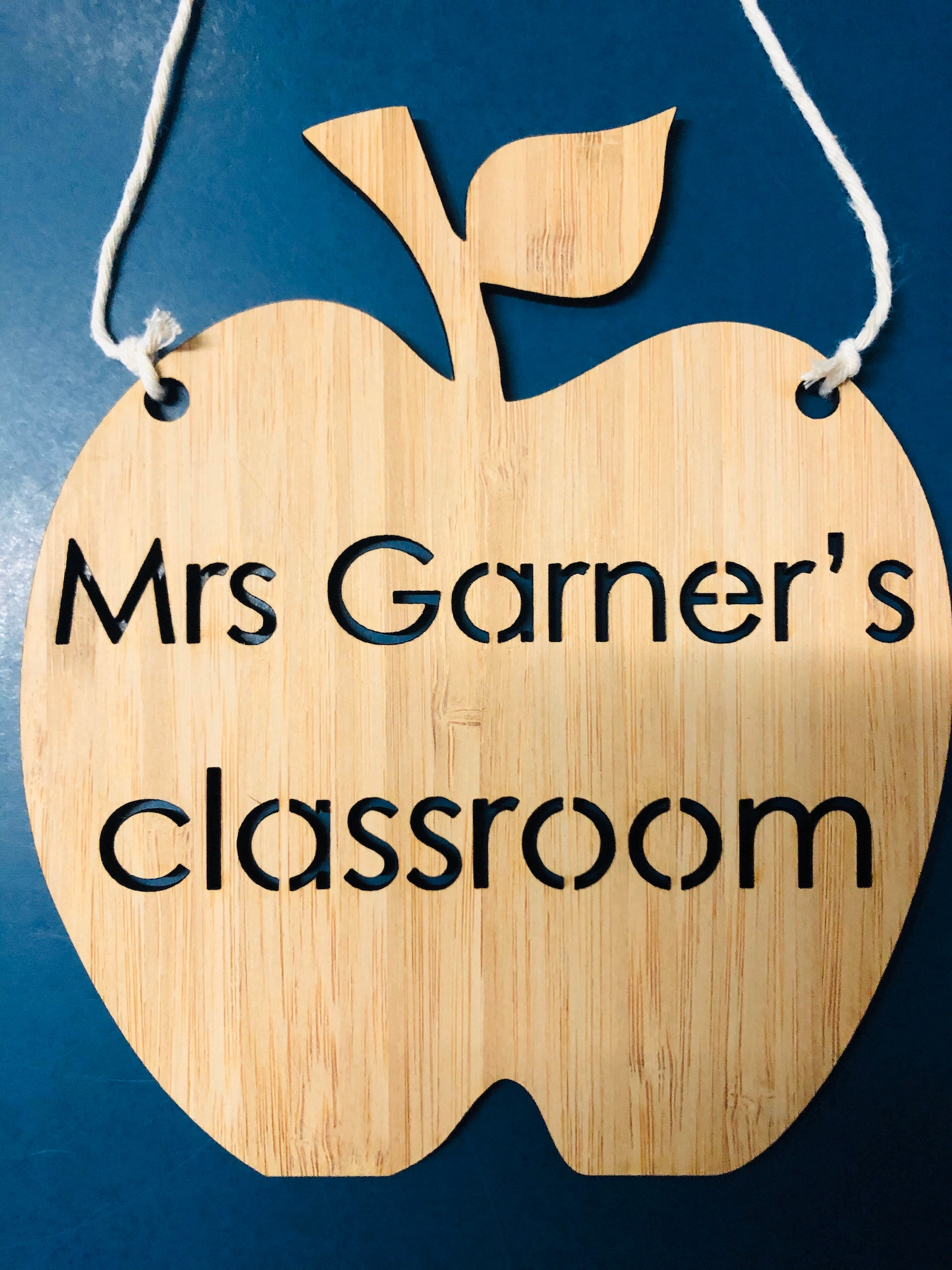 Wooden Teacher Hanging Teacher Gift Classroom Sign | Etsy