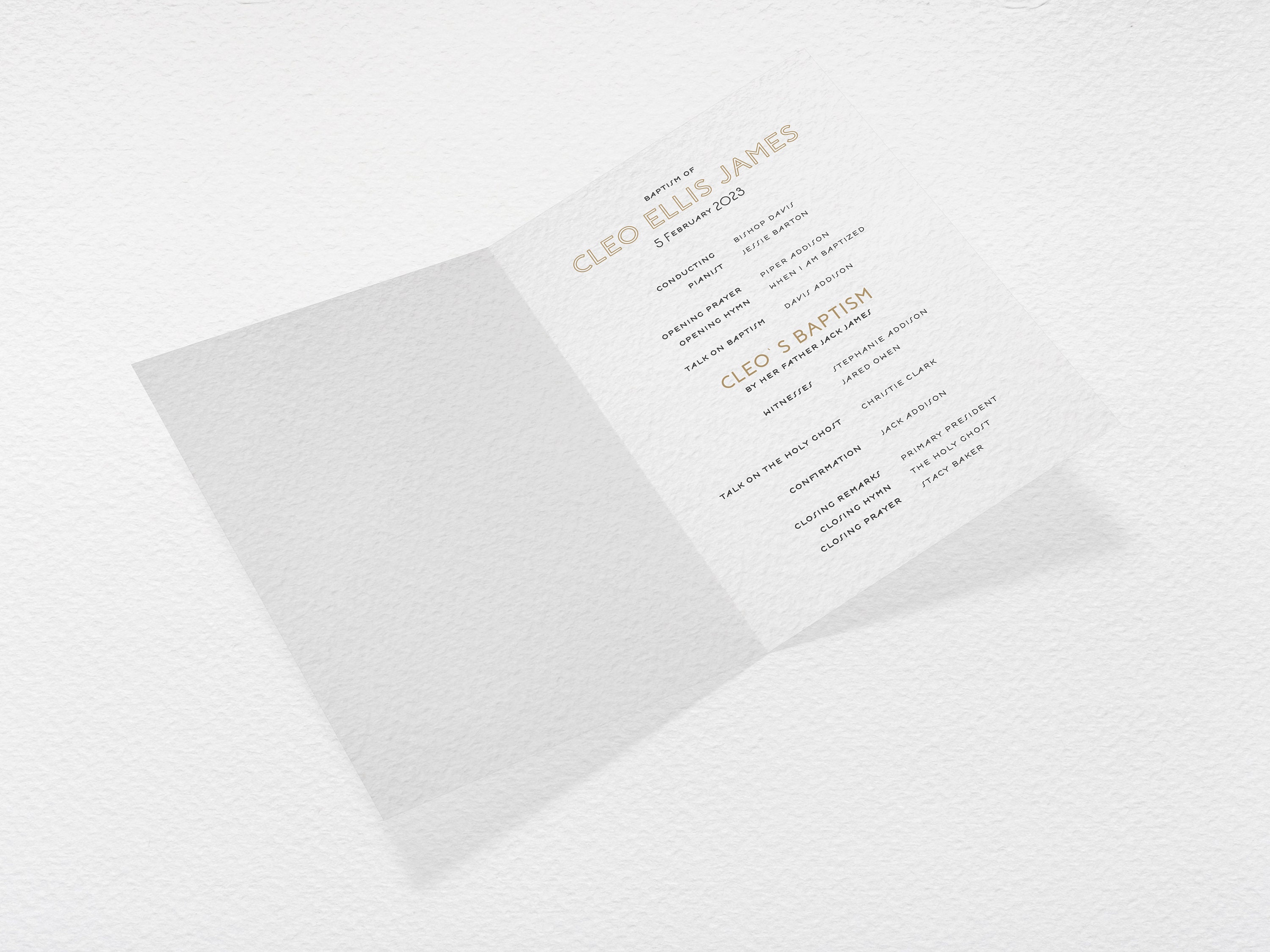Baptism Program Template, Printable Baptism Program, Baptism Prograrm ...