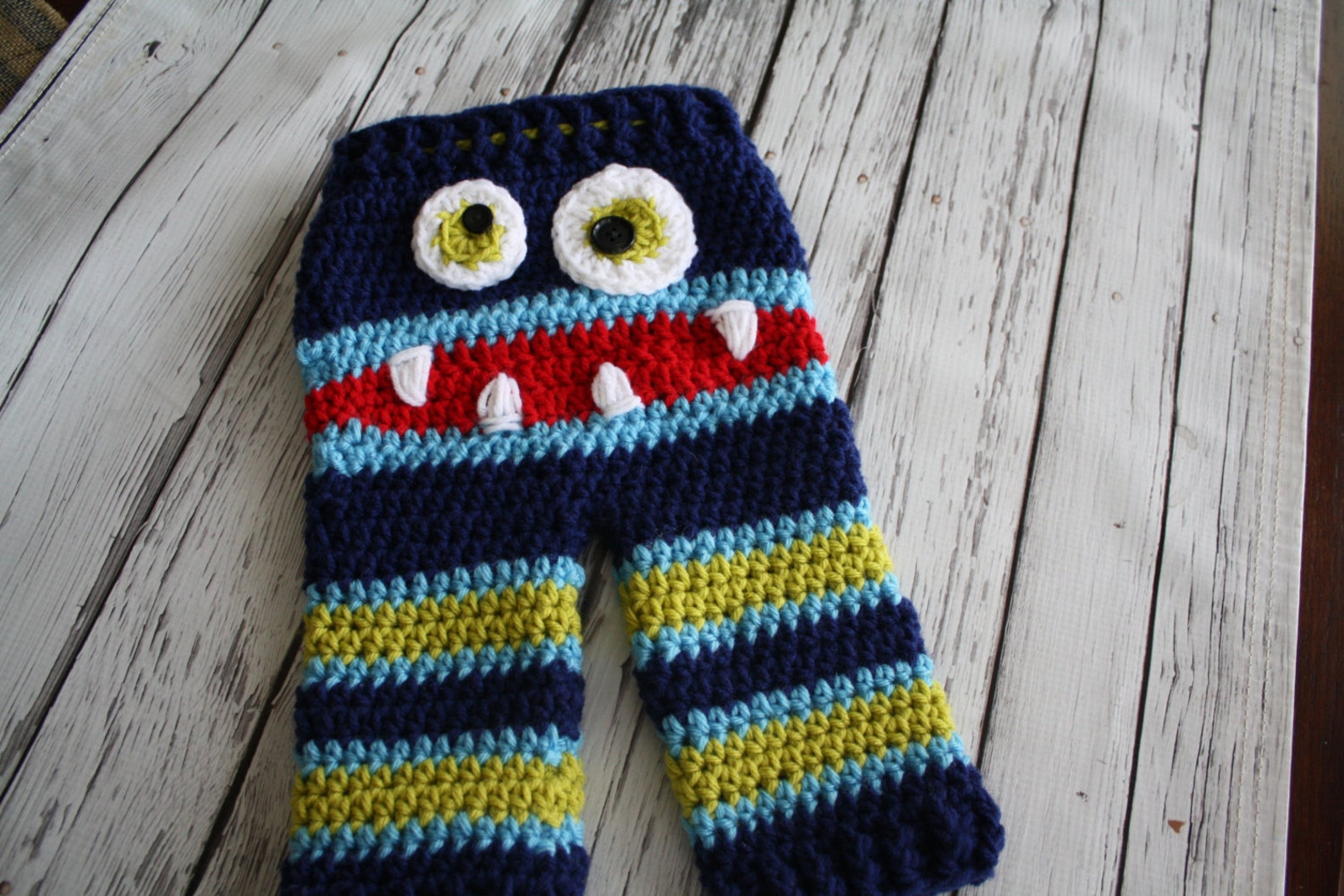 Baby Pants PATTERNS Crochet Monster and Sock Monkey Pants - Etsy