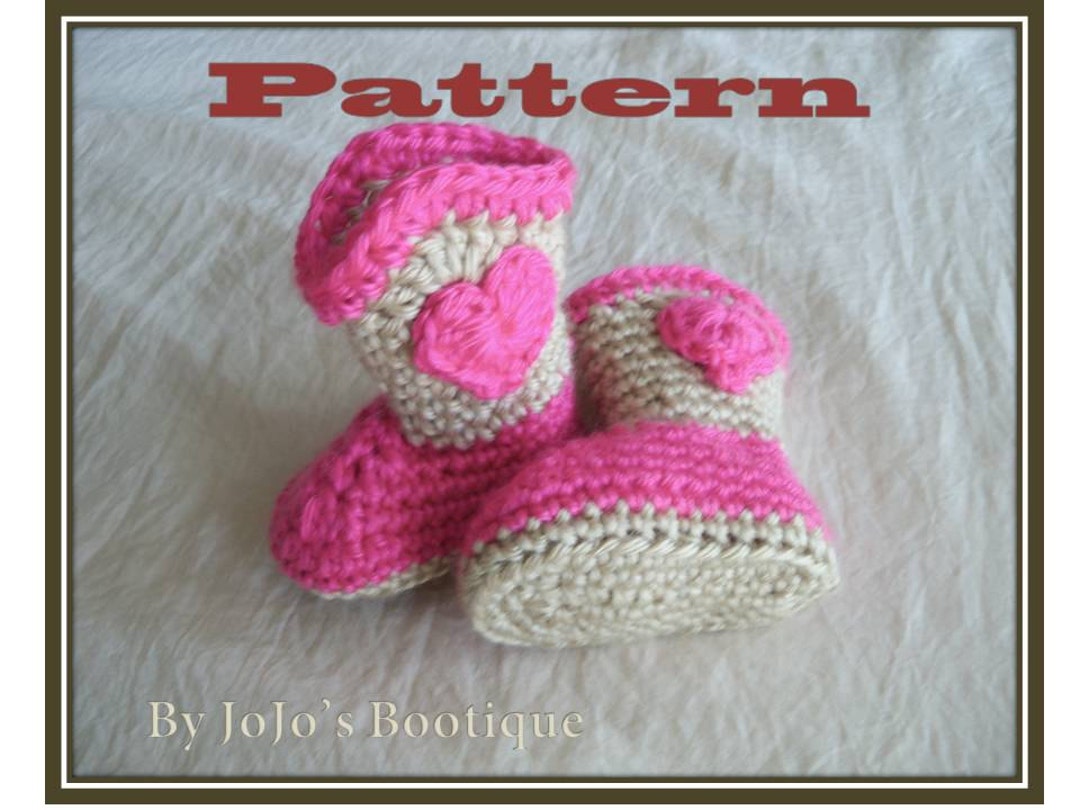 PDF Cowboy Boots PATTERN - Girl Cowboy Boot Pattern - Crochet ...