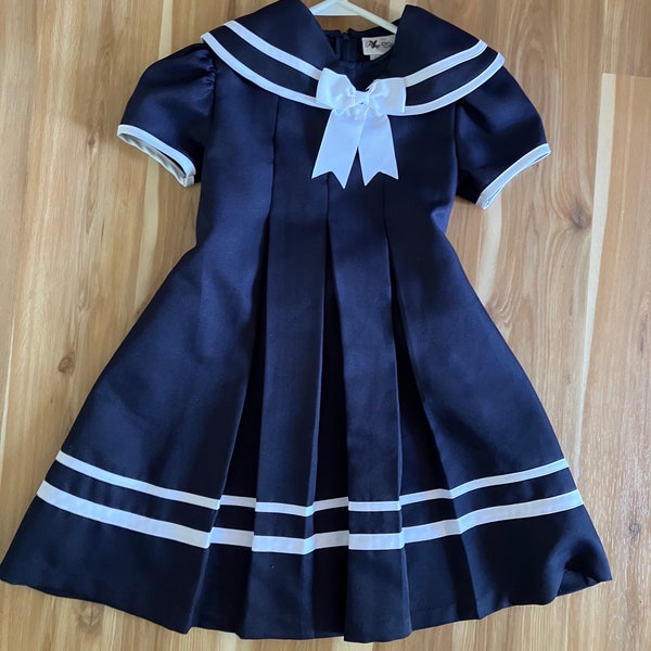 Girls Sailor Dress - Etsy