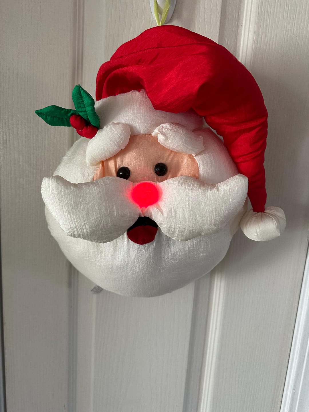 Vintage Puffy Santa 90s Motion Sensor/ Christmas Holiday Decor Works ...